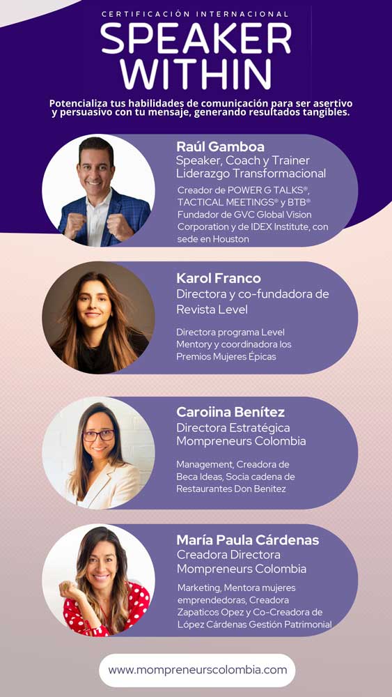 Certificación Internacional "SPEAKER WITHIN": Potencia tus Habilidades de Comunicación para ...